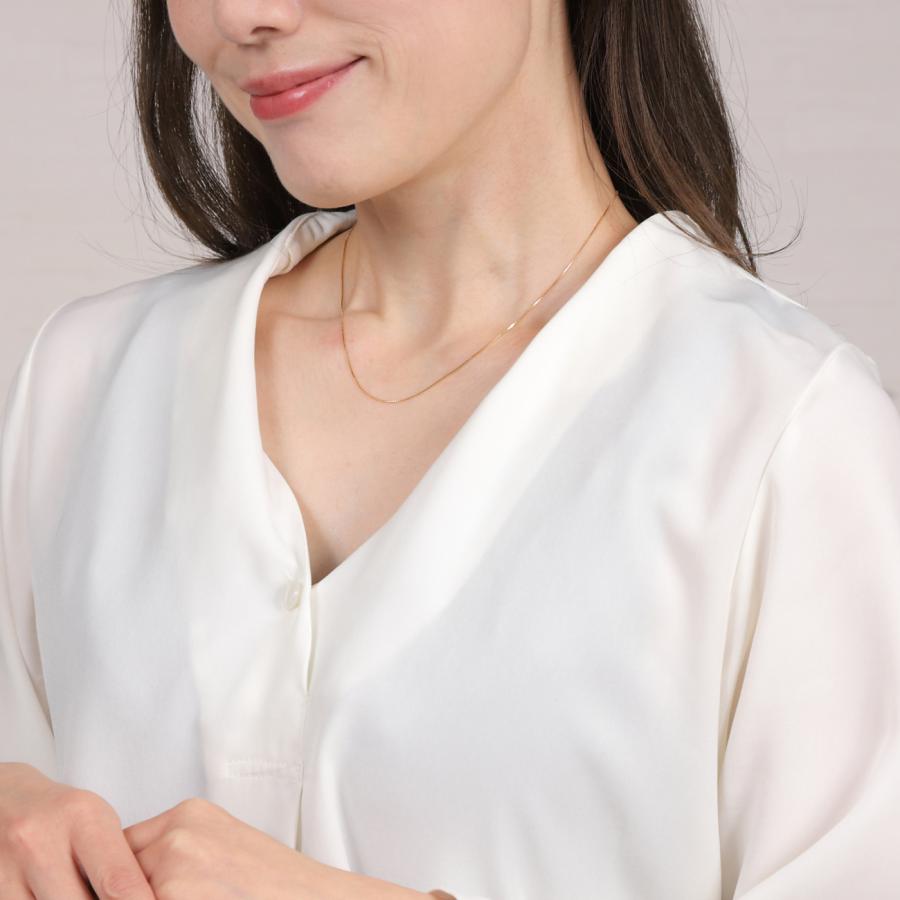 18金 ネックレス ベネチアン チェーン 45cm 幅0.7mm フリーアジャスター K18 アクセサリー : ハッピーグッツショップ - 通販 - Yahoo!ショッピング