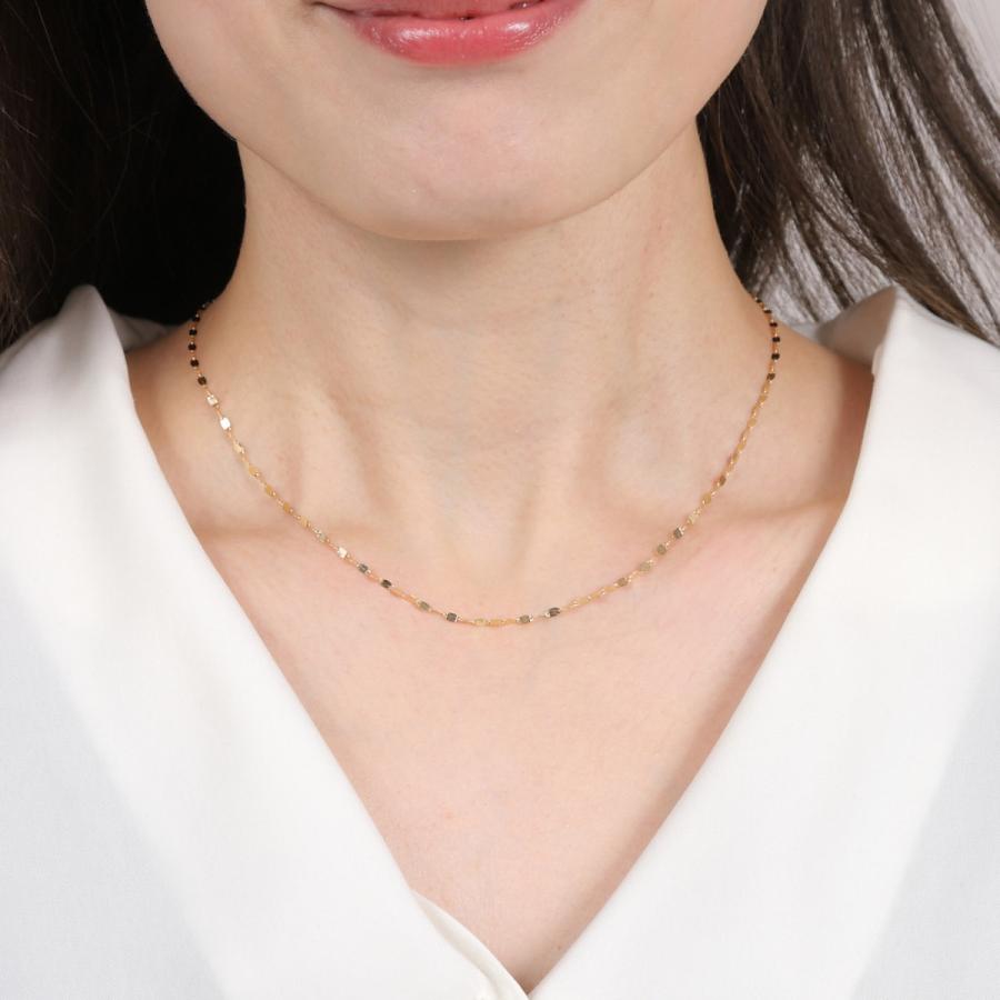 18金 ネックレス ペタル チェーン 45cm ゴールド フリーアジャスター 幅1.5mm 18k K18 :nc-k18-pet45-033:ハッピーグッツショップ - 通販 - Yahoo ...