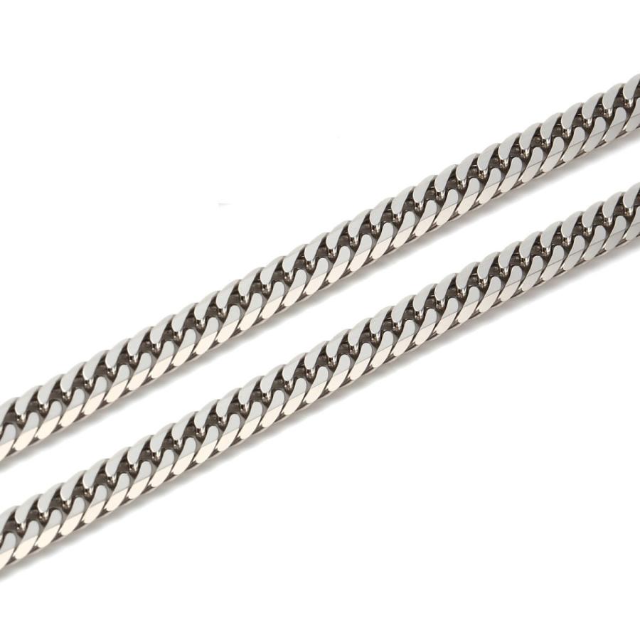 喜平ネックレス プラチナ 6面 ダブル 50g 60cm Pt850 メンズ 喜平ネックレス プラチナ 6面 ダブル 50g 60cm Pt850 メンズ