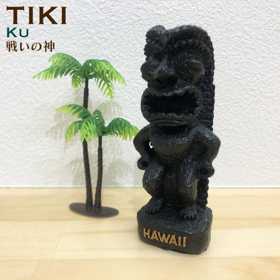 ハワイ インテリア 雑貨 ハワイアンティキ【Ku Tiki S-02】戦いの神様 お守り 守り神 インテリア雑貨 ギフト プレゼント お土産 ...