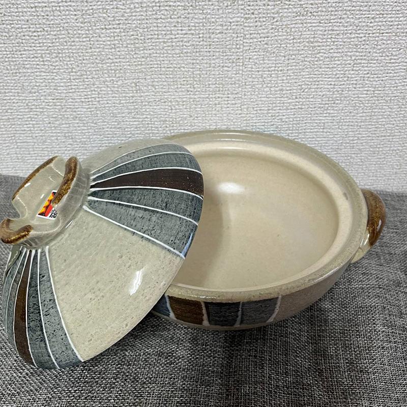 十草6号土鍋 佐治陶器 1人用 約0.8L 直火対応 萬古焼 おでん鍋 寄せ鍋 お鍋 日本製 27-914 送料無料 : ハッピーライフ - 通販 - Yahoo!ショッピング