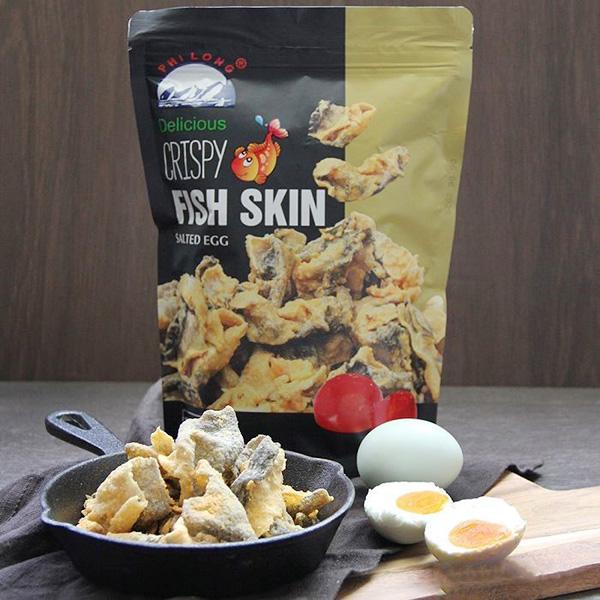 咸蛋黄酥脆魚皮 クリスピーフィッシュスキン エッグヨーク味 ベトナム産お菓子 100g : ハッピーライフ - 通販 - Yahoo!ショッピング
