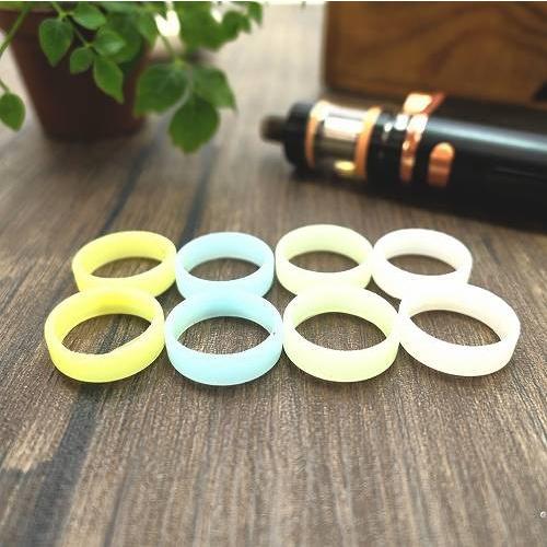 vapeバンド 蓄光 無地 内径21mm 蛍光 8個セット DTA-006 アトマイザーバンド ベイプバンド vapeband メール便OK ...