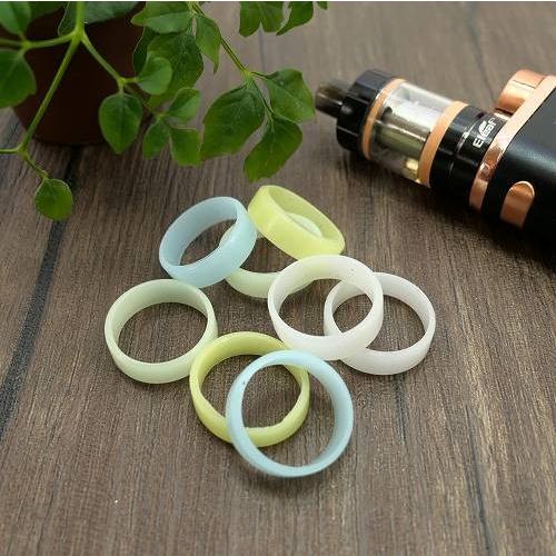 vapeバンド 蓄光 無地 内径21mm 蛍光 8個セット DTA-006 アトマイザーバンド ベイプバンド vapeband メール便OK ...