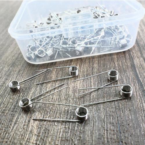 KA1 24GA プリビルドコイル 約100個入り E-XY プリメイドコイル カンタル ワイヤー RBA vape ベイプ DTA-053 メール便OK : バラエティ雑貨 ハッピーパッチ ...