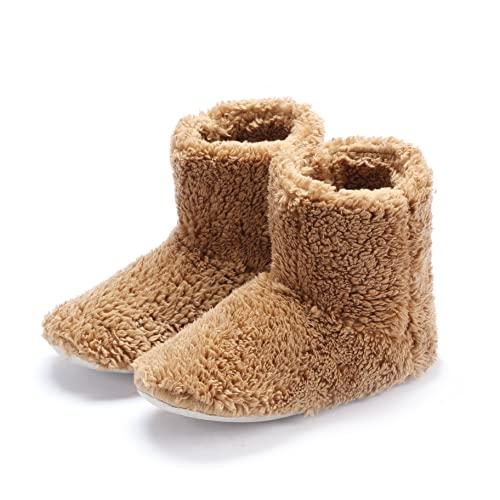 [ZAHADA] ルームシューズ 冬 ボアスリッパ 底面防水 洗える もこもこ スリッパ 室内 滑り止め 静音 あったかスリッパ 男女兼用 防寒対策 ルームブーツ 足冷え対 : wss ...