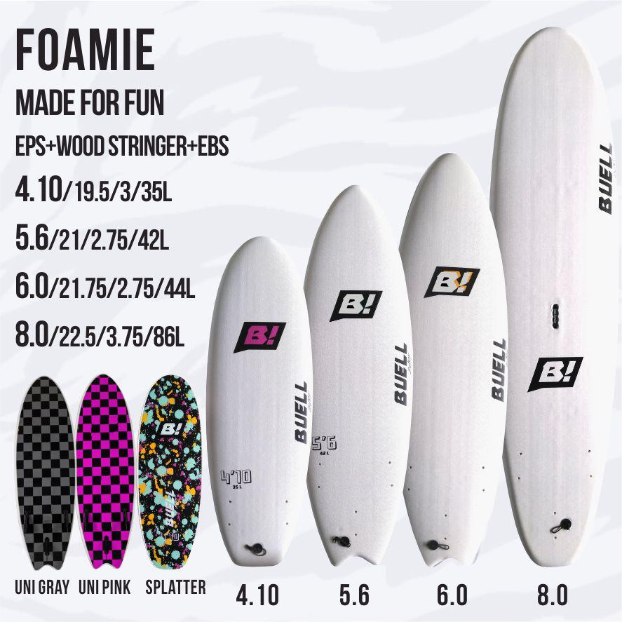 BUELLサーフボード FOAMIE Splatter 4.10 ソフトボード : SURF CLUB ヤフーショッピング店 - 通販 - Yahoo!ショッピング