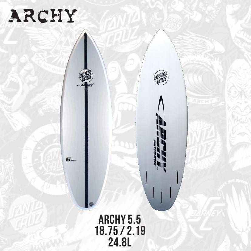 【OUTLET】SANTA CRUZ Archy 5.5 : SURF CLUB ヤフーショッピング店 - 通販 - Yahoo!ショッピング