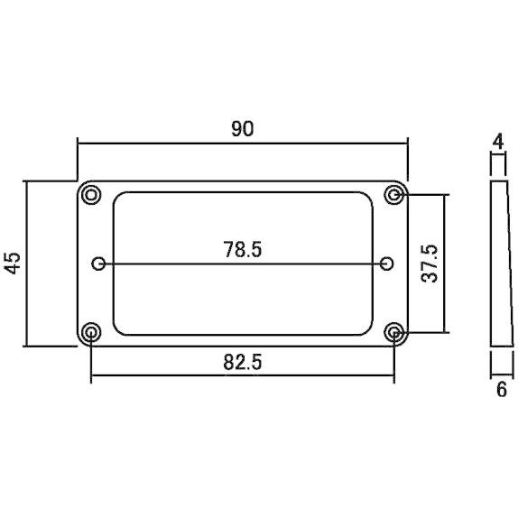 ★【新品】SCUD・MRF-FI/RI・2個組エスカッション（フルフラット）アイボリー・フロント&リアセット・ハム・レスポール : spmrffi : 原田楽器 - 通販 - Yahoo!ショッピング