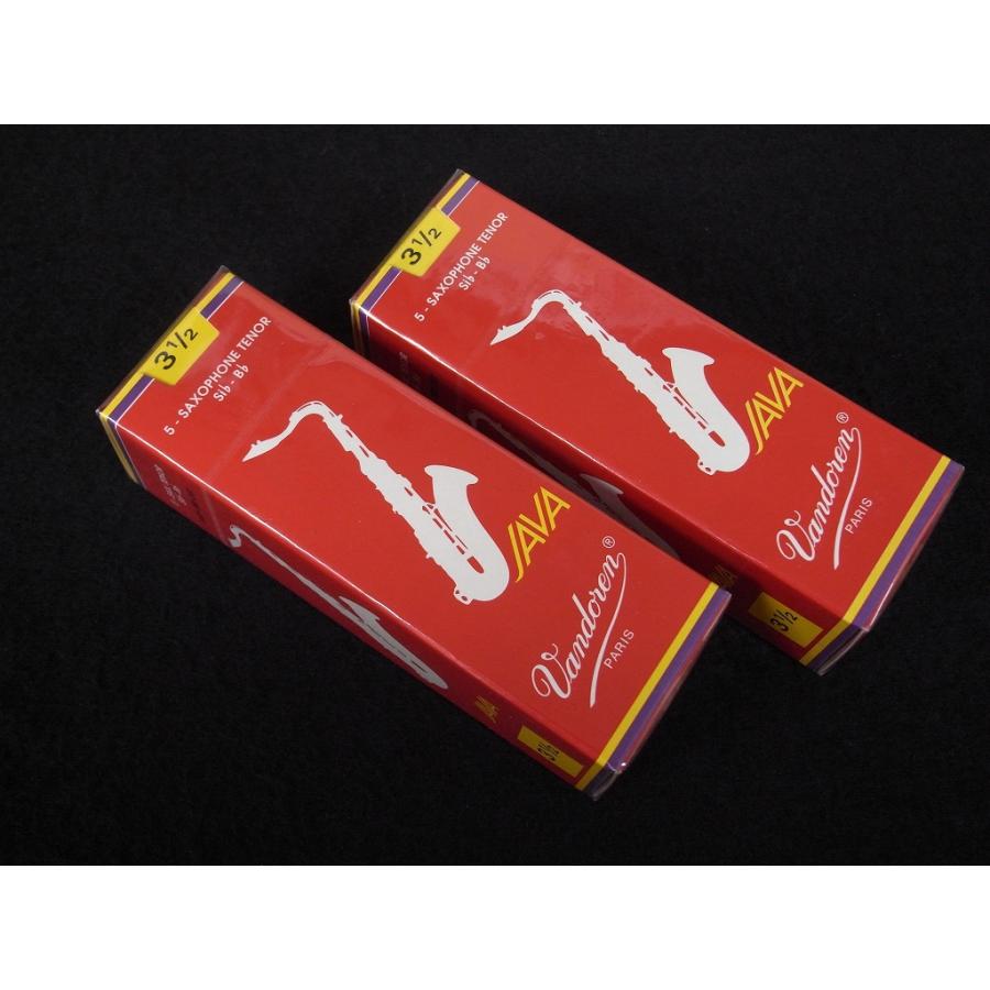 vandoren 【正規品・新品・2箱組・特価】バンドレン・リード・JAVA(赤)・テナーサックス用・サイズ3半(3・1/2)・ファイルドカット : 原田楽器 - 通販 - Yahoo!ショッピング