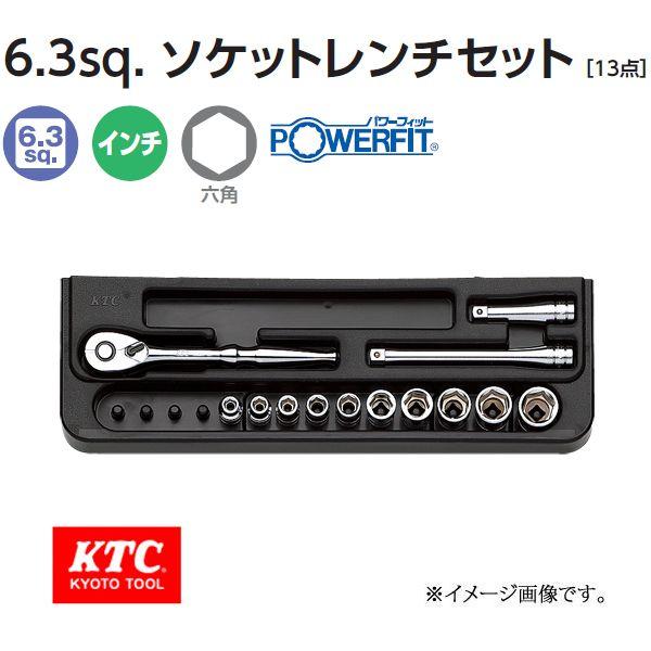 KTC 1/4-6.3sp. インチソケットセット 13ヶ組 TB210B : 原工具 ヤフーショップ - 通販 - Yahoo!ショッピング
