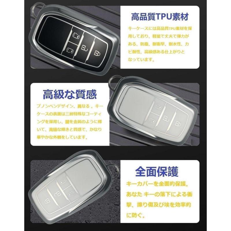 YANMW 新型 ヴォクシー ノア 90 系 キーケース適合トヨタ シエンタ キーカバー NOAH VOXY (4ボタン シルバーブラック) : はれのひ屋 - 通販 - Yahoo!ショッピング