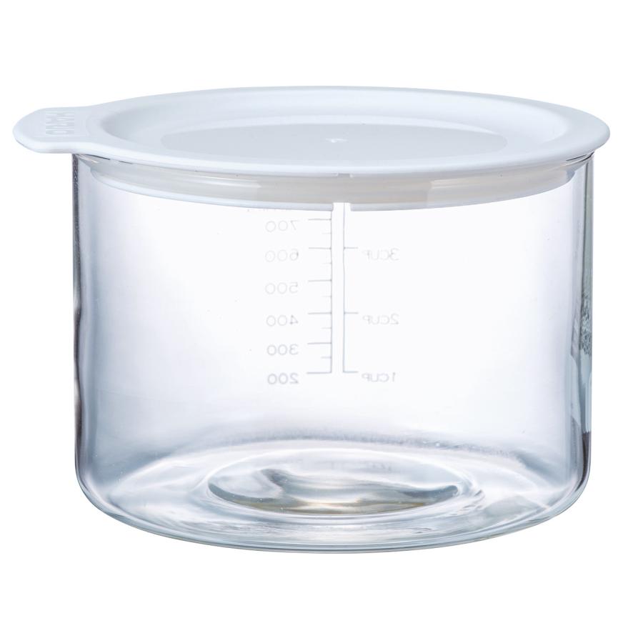 ハリオ 公式 ビネガーズ フードコンテナ VFC-800-W ヘルシー料理を簡単に 800ml レンジOK HARIO : 公式HARIO ...