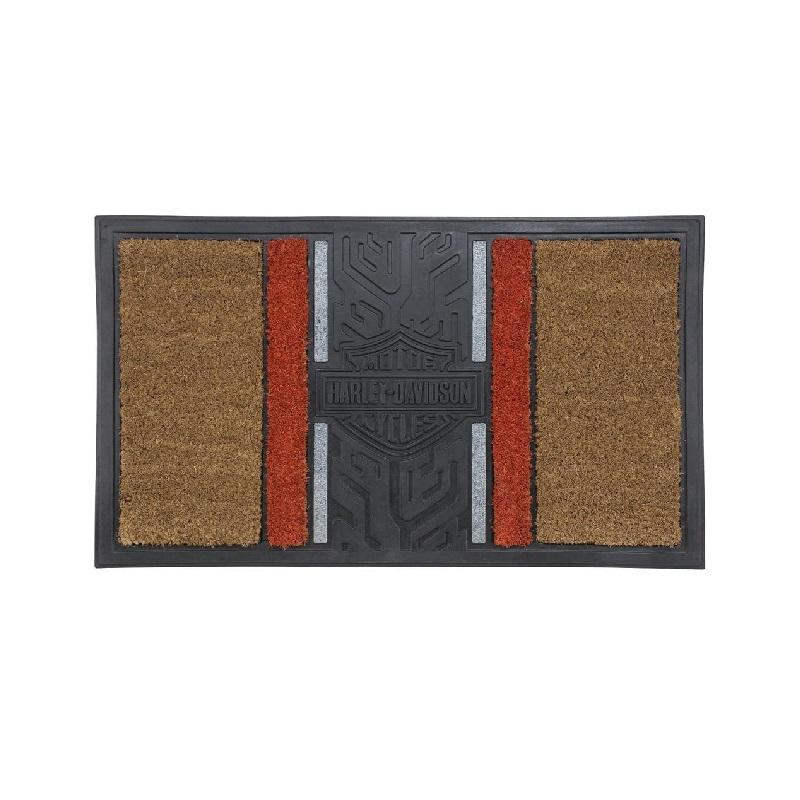 【ハーレー純正】 HDL-10075_ハーレーダビッドソン Bar & Shieldタイヤトレッドノンスリップラバー＆コアーエントリーマット : hdl-10075 : HARLEY-Life ...