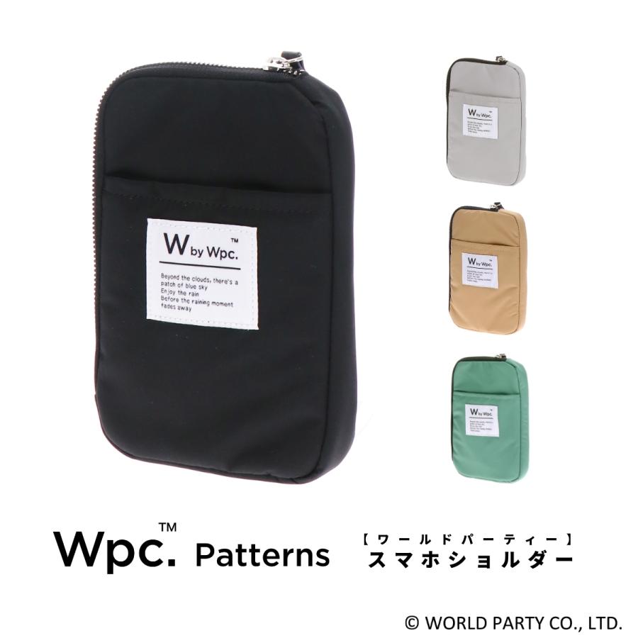 Wpc. Wpc.Patterns ワールドパーティー ペタル Petale スマホ ショルダー ショルダーバッグ 女性 レディース かばん 婦人 耐水 撥水 軽量 はっ水 撥水加工 ...