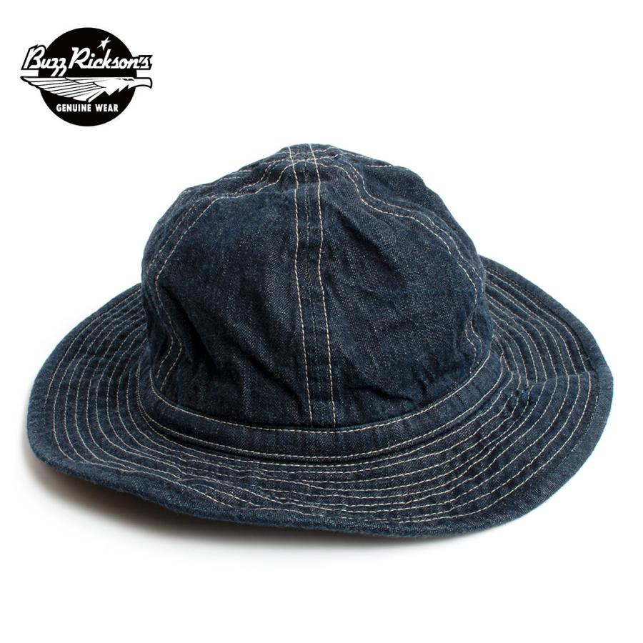 BUZZ RICKSON'S バズリクソンズ HAT, WORKING, DENIM デニム ワーキング ハット ワンウォッシュ ...
