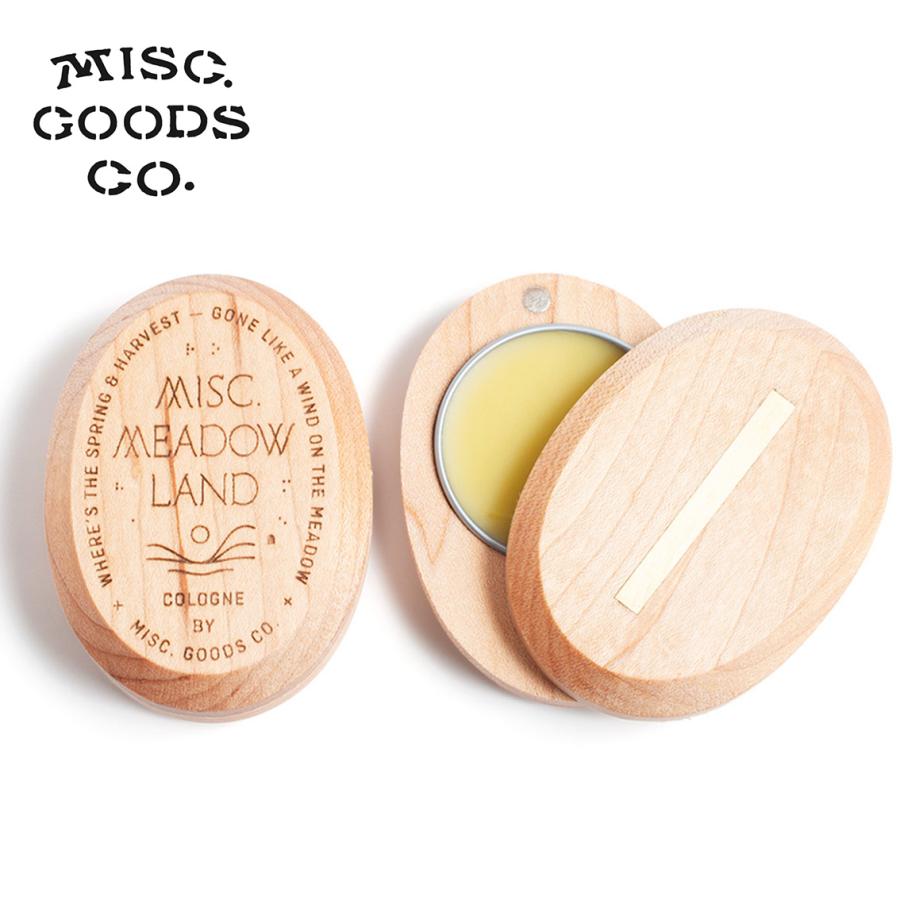 【セール30%OFF】 Misc. Goods Co. ミスク Solid Cologne Meadowland 練り香水 0.2oz ウッドケース付き アメリカ製 : HARTLEY ...
