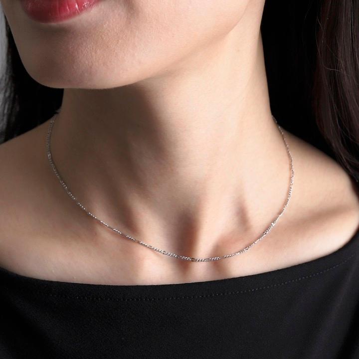 チェーン ネックレス 44cm シルバー シンプル チェーンのみ チェーン ネックレス 44cm シルバー シンプル チェーンのみ