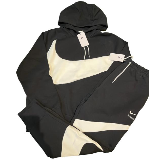 NIKE ナイキ Lサイズ スウェット セットアップ 上下セット 黒 NIKE ナイキ Lサイズ スウェット セットアップ 上下セット 黒