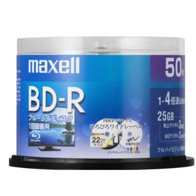 maxell ブルーレイディスク bd-r blu-ray 録画用 25gb 50枚 マクセル BRV25WPE.50SP 1-4倍速対応 : はるきストア - 通販 - Yahoo!ショッピング