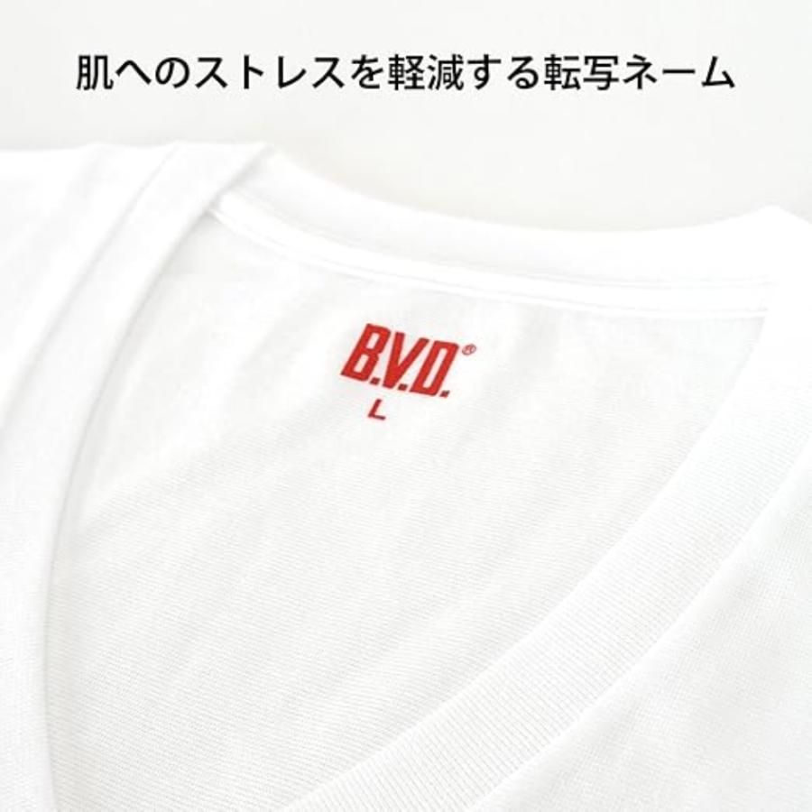 B.V.D bvd BVD メンズ VネックTシャツ Mサイズ 3枚セット 吸水速乾 V首半袖 ホワイト タグレス オールシーズン : はるきストア - 通販 - Yahoo!ショッピング