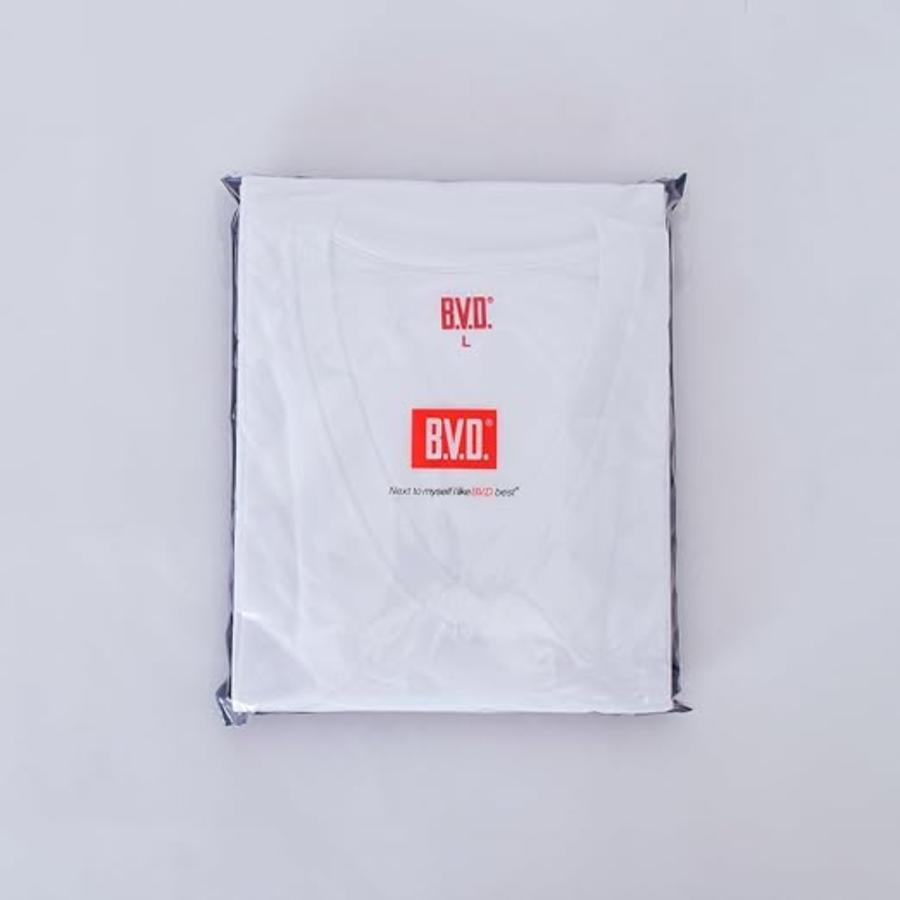 B.V.D bvd BVD メンズ VネックTシャツ Mサイズ 3枚セット 吸水速乾 V首半袖 ホワイト タグレス オールシーズン : はるきストア - 通販 - Yahoo!ショッピング