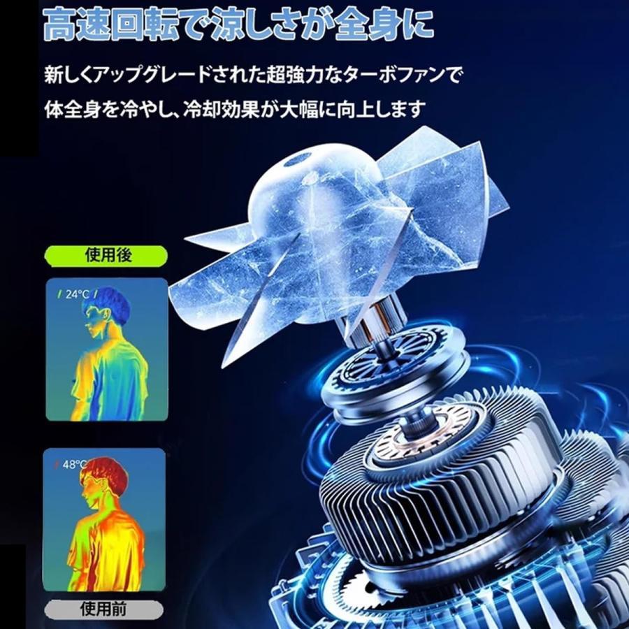 【2025年新モデル】ベルトファン 腰掛けエアコン 瞬間冷却 ポータブル 腰掛け扇風機 ポータブル腰掛けファン 10000mAh大容量＆260g超軽量 5段階風量調節 : haru.mart ...