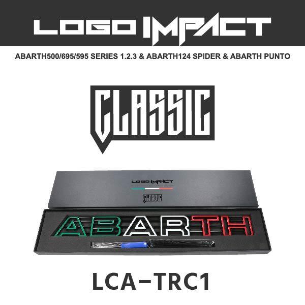 イブデザイン アバルト 500/695/595 シリーズ1~3・アバルト 124スパイダー・アバルト プント専用 ロゴインパクト クラシック LCA-TRC1 / トリコローレ : HARU ...