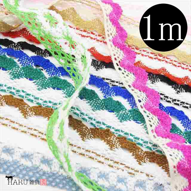 トーションレース 1m ツートンホワイト 切売り 量り売り 1メートル単位 18mm 20mm 25mmなど リボン バイアス テープ フリル 手芸用レース コットン チロリアン ...