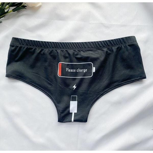 Please charge 美尻 プリント ハーフバック ショーツ 黒 Mサイズ レーシングブルマ風 パンティ : phkurom : パンティーショーツランジェリー下着専門店 - 通販 ...