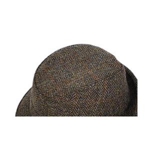 HARRIS TWEED 紳士帽子 秋冬 フランス製 インポート MISTRALミストラル HarrisTweed メンズハット LL ...