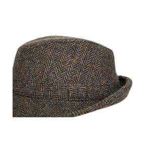 HARRIS TWEED 紳士帽子 秋冬 フランス製 インポート MISTRALミストラル HarrisTweed メンズハット LL ...