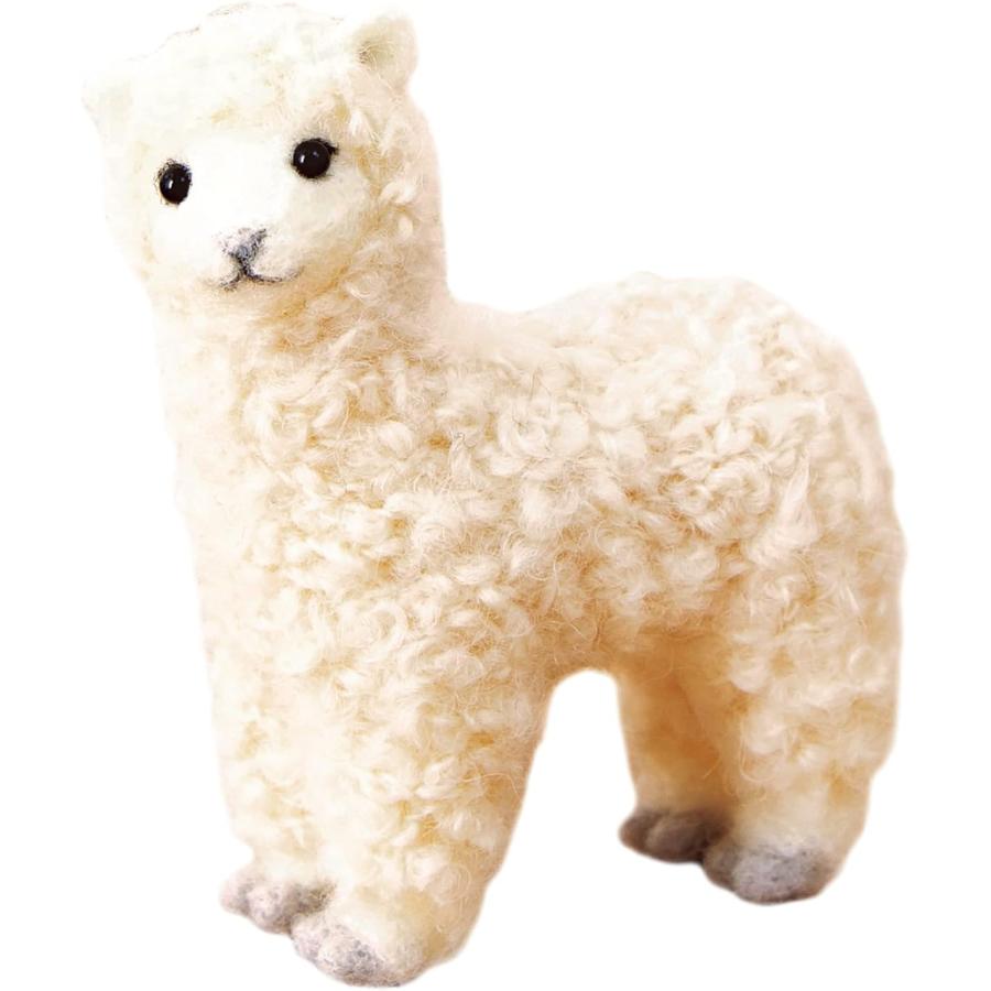 ハマナカ 羊毛キット 須佐沙知子 デザイン ニードルフェルトでつくるどうぶつたち アルパカ H441-610 : 旗の村松手芸の村松ヤフー店 - 通販 - Yahoo!ショッピング