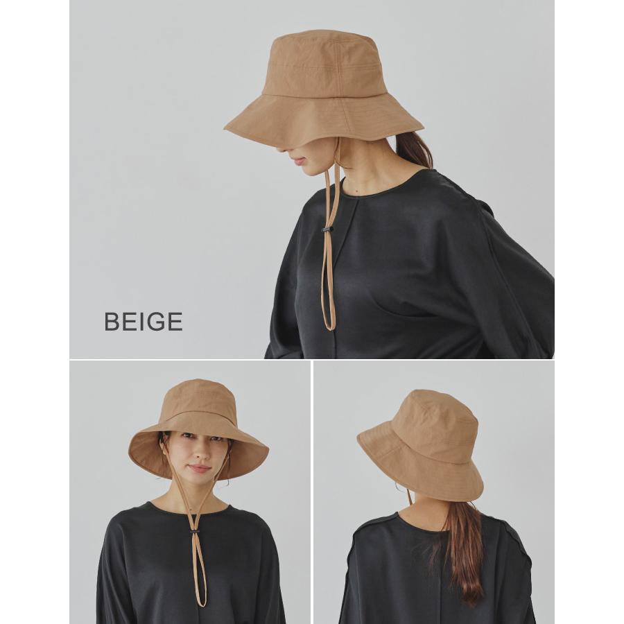 ミルサ milsa 帽子 レディース ハット 1級遮光 紫外線対策 サファリハット 洗える 洗濯機 あご紐 飛びにくい 風に強い 夏 日除け 日よけ UV90％ 25SS ...