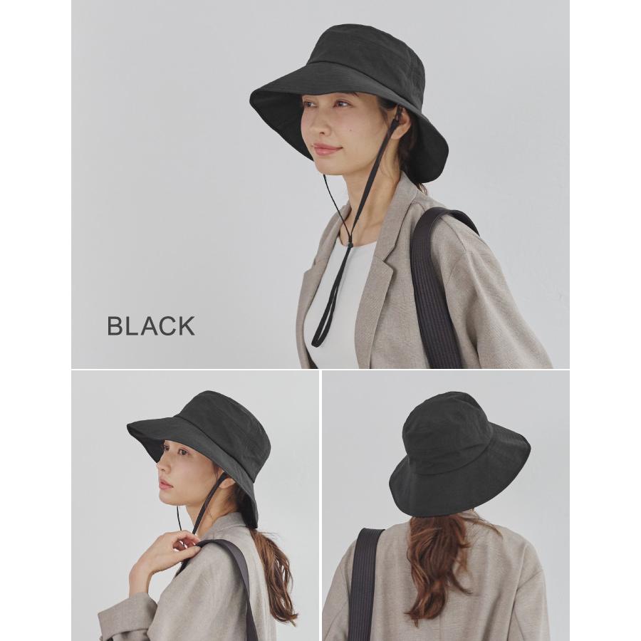 ミルサ milsa 帽子 レディース ハット 1級遮光 紫外線対策 サファリハット 洗える 洗濯機 あご紐 飛びにくい 風に強い 夏 日除け 日よけ UV90％ 25SS ...