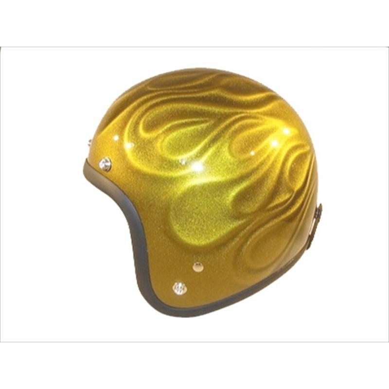 バイク ナナニージャム 72JAM ヘルメット 3D GHOST FLAME ゴールド JG-15 取寄品 セール : NB・バイク用品はとや - 通販 - Yahoo!ショッピング