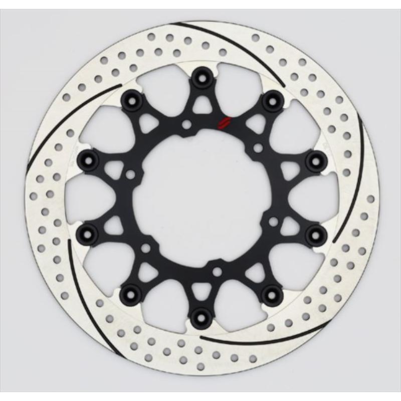 バイク プレミアムR スリット＆ホール R GSX-S1000 φ310 ピン:ブラック EL239WR 取寄品 : NB・バイク用品はとや ...