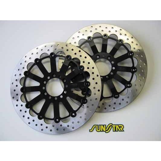 バイク ブレーキ クラッチ SUNSTAR BRAKE サンスター プレミアムR ホール ZRX1200 1100 ZEPHYR1100 ...