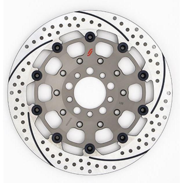 バイク ブレーキ クラッチ SUNSTAR BRAKE サンスター プレミアムR ホールスリット L XJR1200 φ320 ES102WL ...