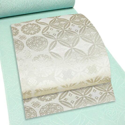 夏物 西陣佐々木染織 白地 七宝 向鶴模様 正絹 六通 袋 和装 着物 No.5-0331 : 5-0331 : はつはなづき - 通販 - Yahoo!ショッピング