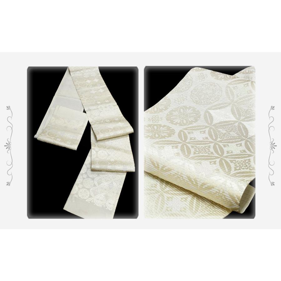 夏物 西陣佐々木染織 白地 七宝 向鶴模様 正絹 六通 袋 和装 着物 No.5-0331 : 5-0331 : はつはなづき - 通販 - Yahoo!ショッピング