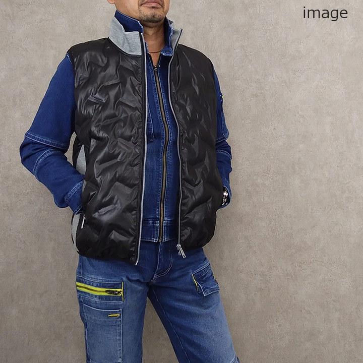 シームレス防寒ベスト ジャウィン JAWIN 58610 秋冬 作業服 作業着 防寒服 防寒着 自重堂 58600シリーズ 4L :jichoudo-58610-b:作業用品の服部 - 通販 ...