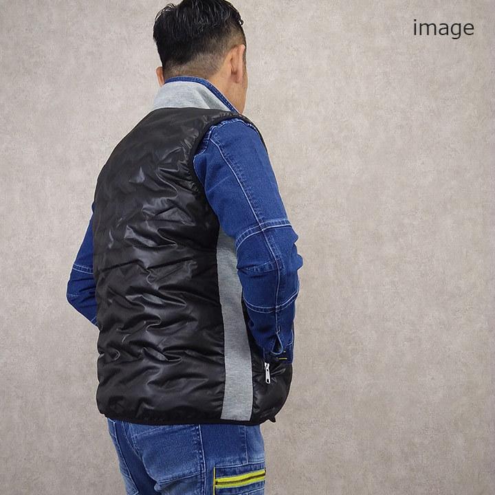 シームレス防寒ベスト ジャウィン JAWIN 58610 秋冬 作業服 作業着 防寒服 防寒着 自重堂 58600シリーズ 4L : jichoudo-58610-b : 作業用品の服部 ...
