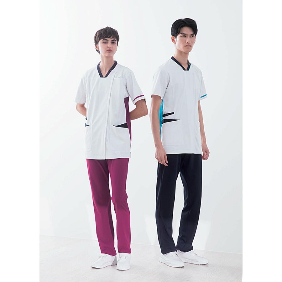 スクラブパンツ 白衣 医療用 スラックス メンズ カゼン KAZEN 857 脇ゴム ストレッチ 透け防止 吸汗 制電 ユニフォーム 医師 看護師 歯科 介護 術衣 サンアロー : 作業用品の ...