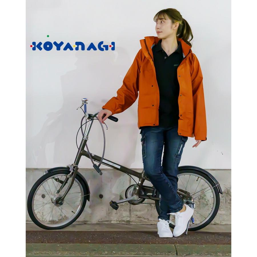 KOYANAGI レインスーツ 合羽 上下セット レインウエア 雨具 ハイスペック 東レ エントラント生地 #8200 蒸れにくい コヤナギ 雨合羽 レインコート 防水 撥水 透湿素材 ...