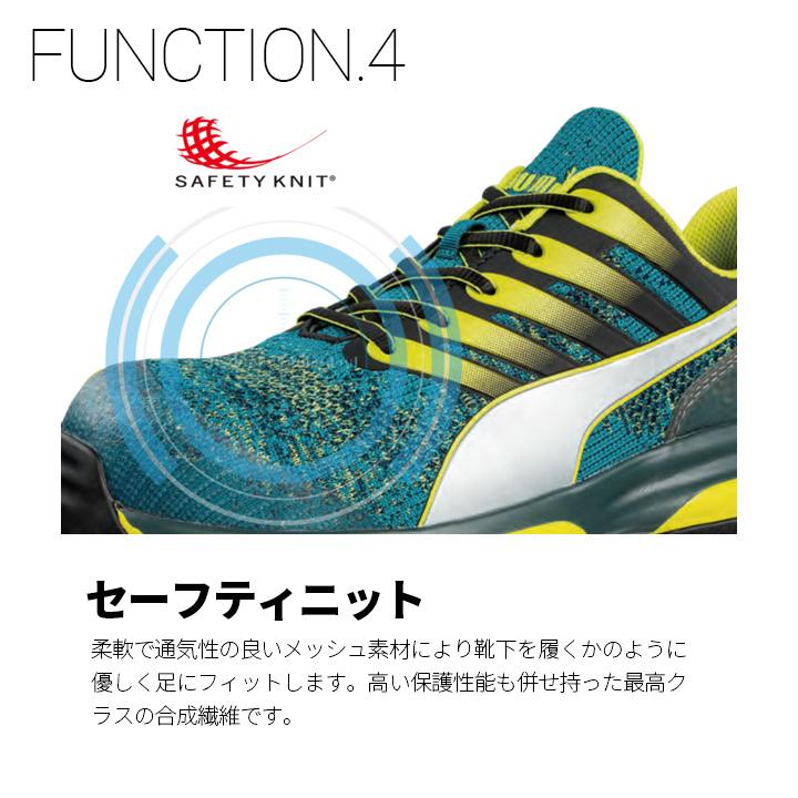 PUMA SAFETY 安全靴 プーマ おしゃれ モーションクラウドチャージ MOTION CLOUD CHRGE 衝撃吸収 静電 JSAA規格 グラスファイバー強化合成樹脂 作業靴 : 作業 ...