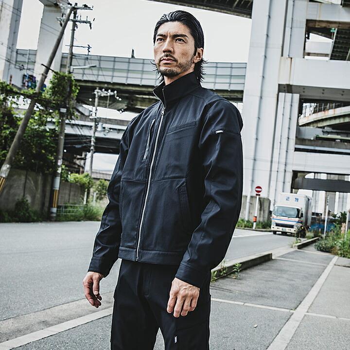 寅壱 ワークジャケット 3560-124 春秋冬用 ストレッチ ドライ 防風 作業服 作業着 ジャンパー ブルゾン トライチ : 作業用品の服部 - 通販 - Yahoo!ショッピング