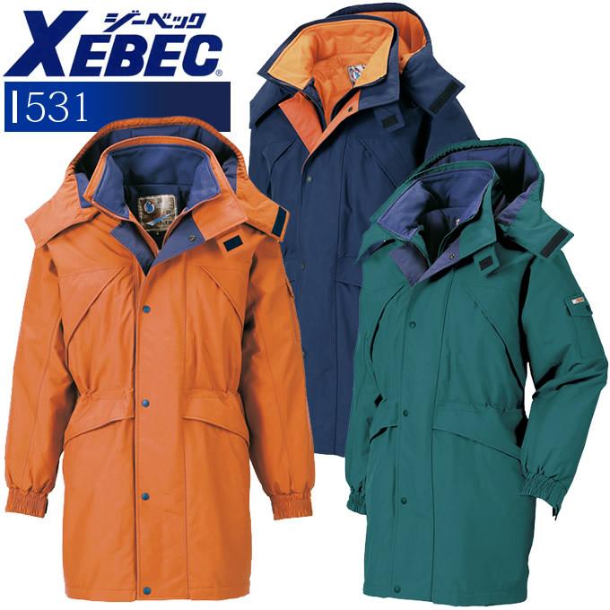 ジーベック 防水防寒コート 防寒着 防寒服 ユニフォーム コート 530シリーズ 531 作業服 作業着 秋冬 XEBEC : 作業用品の服部 - 通販 - Yahoo!ショッピング
