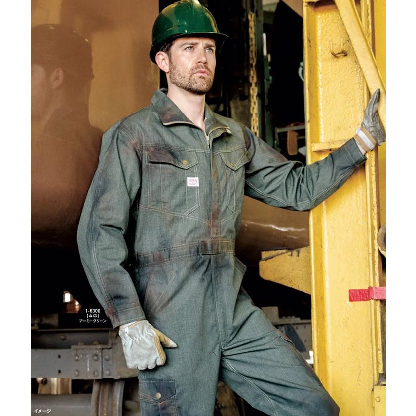 山田辰 つなぎ服 1-6300 AUTO-BI 長袖 帯電防止加工 日本製生地 ツナギ