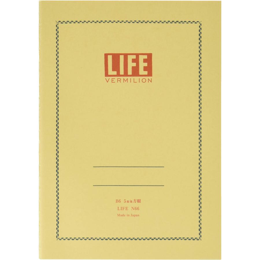 ライフ ノート バーミリオン B6 方眼 N66 2冊セット : 葉月Yahoo!店 - 通販 - Yahoo!ショッピング